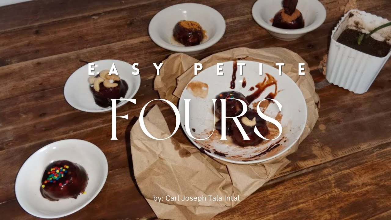 EASY PETITE FOURS RECIPE | CARL JOSEPH TALA INTAL - YouTube