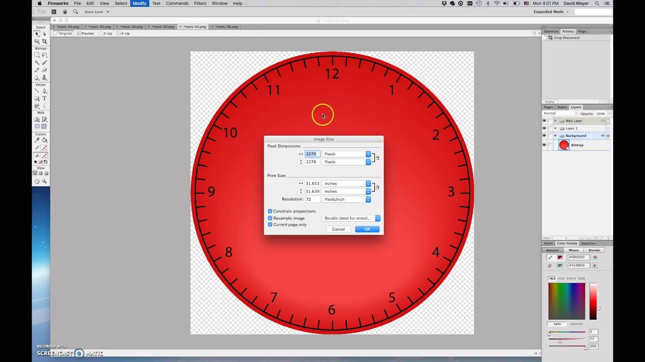 How To Make A Clock In Adobe Illustrator Part 6 Exporting Resizing How To Make A Clock In Adobe Illustrator Part 6 Exporting Resizing