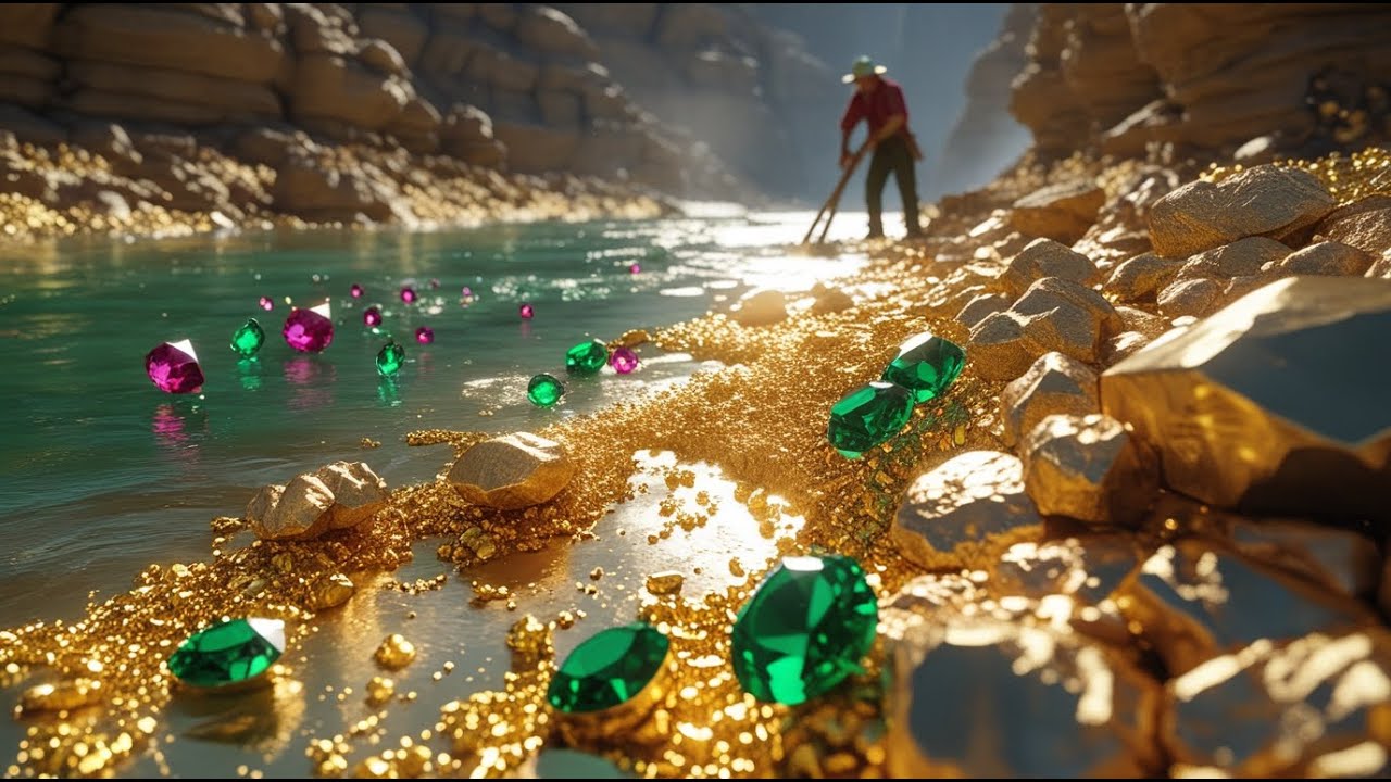 Gold Discovery! Digging for Treasure worth millions from Huge Nuggets ...