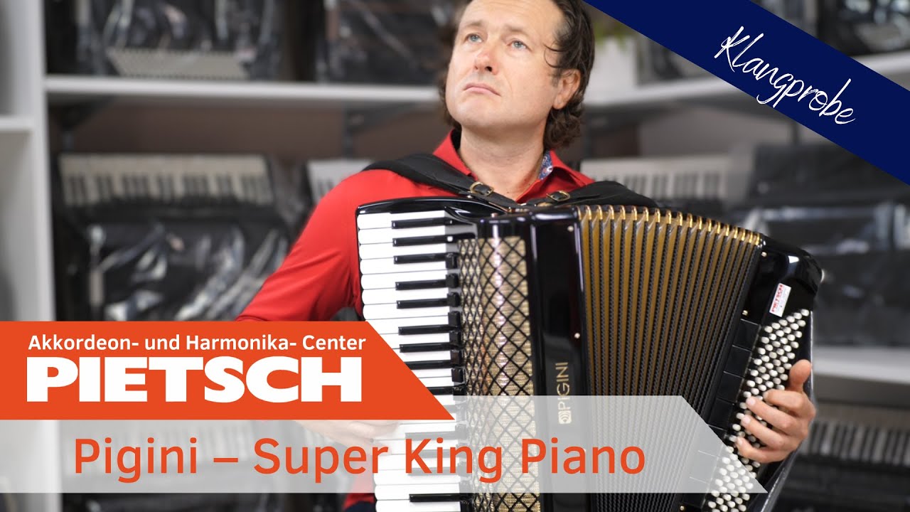 Akkordeon - Pigini Super King Piano - Klangprobe - YouTube