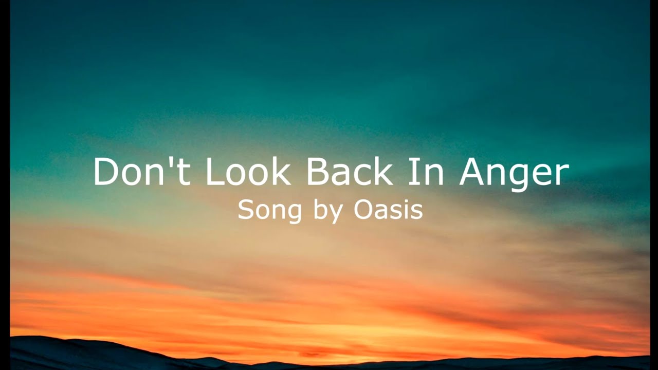Don't look back in anger - Oasis Lyric Video - YouTube