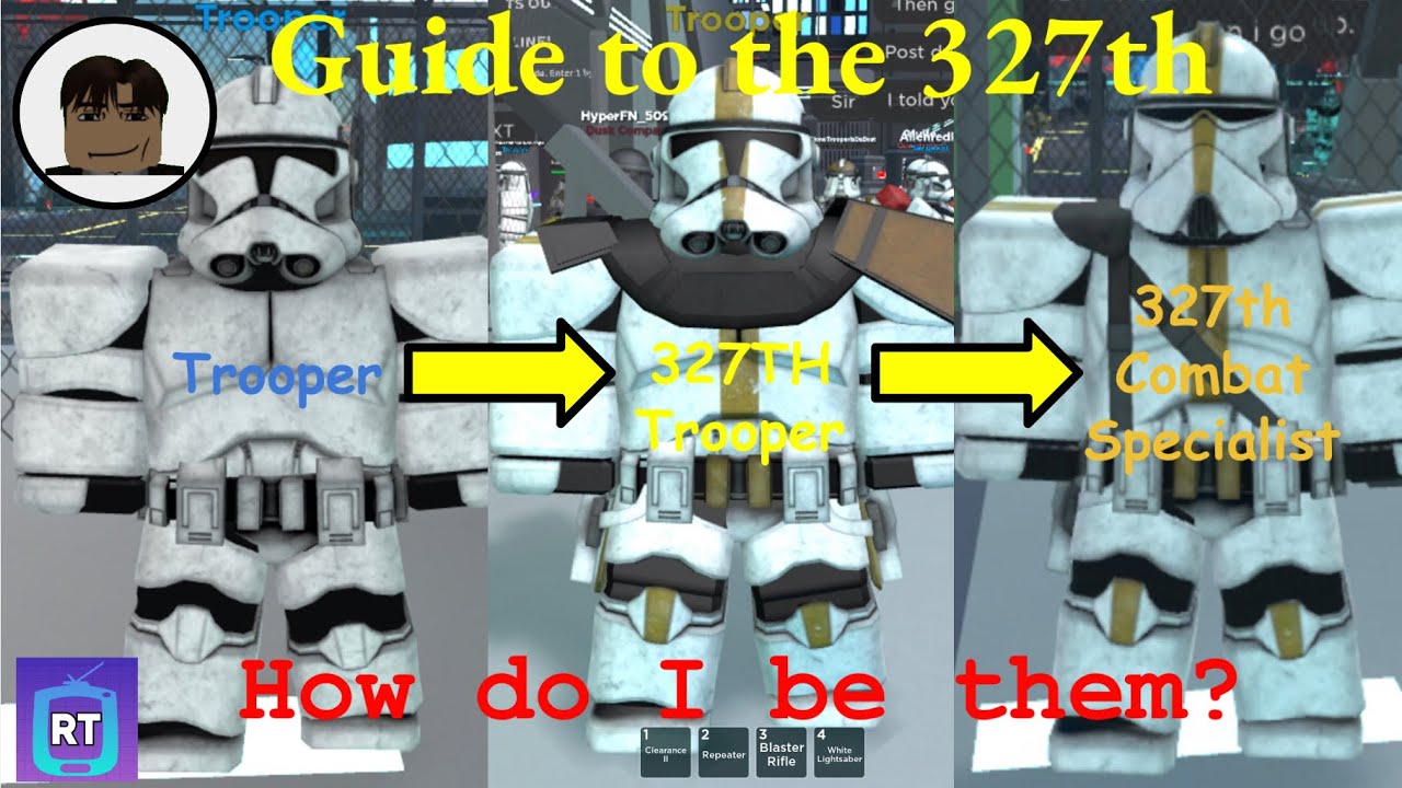 GAR 327th Star Corps Trooper Guide | Roblox Coruscant - YouTube