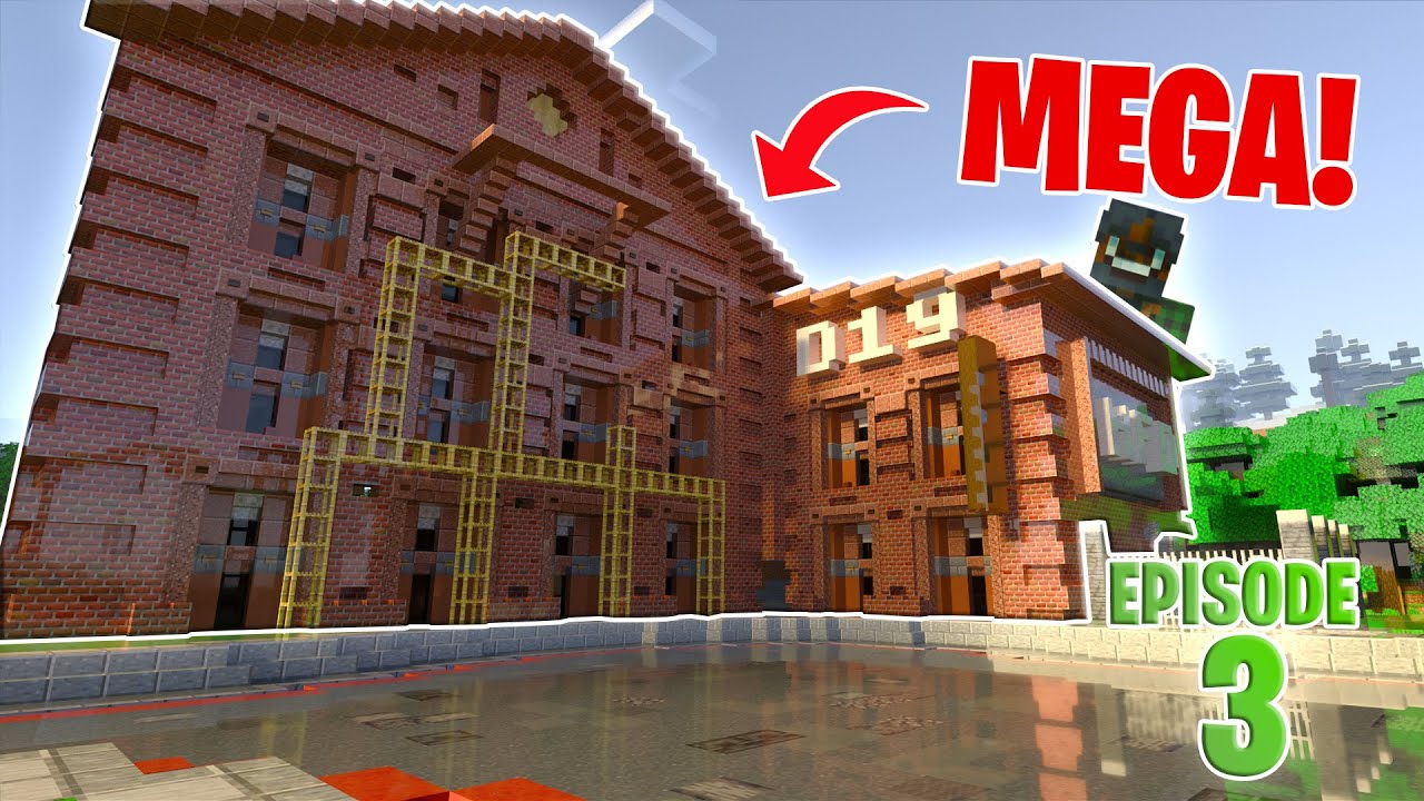 MEGA STARTER BASE!!| Update SMP EP 3 - YouTube