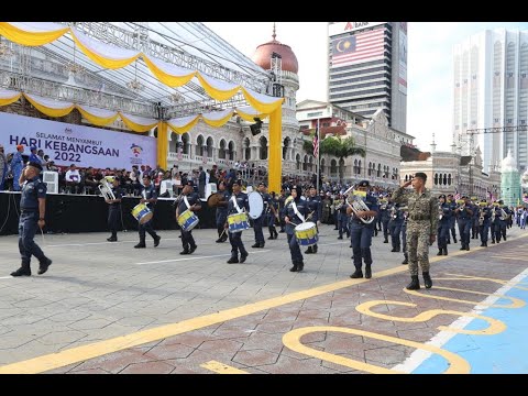Pancaragam Gabungan TUDM dan JKDM Sempena Sambutan Hari Kebangsaan Kali ...
