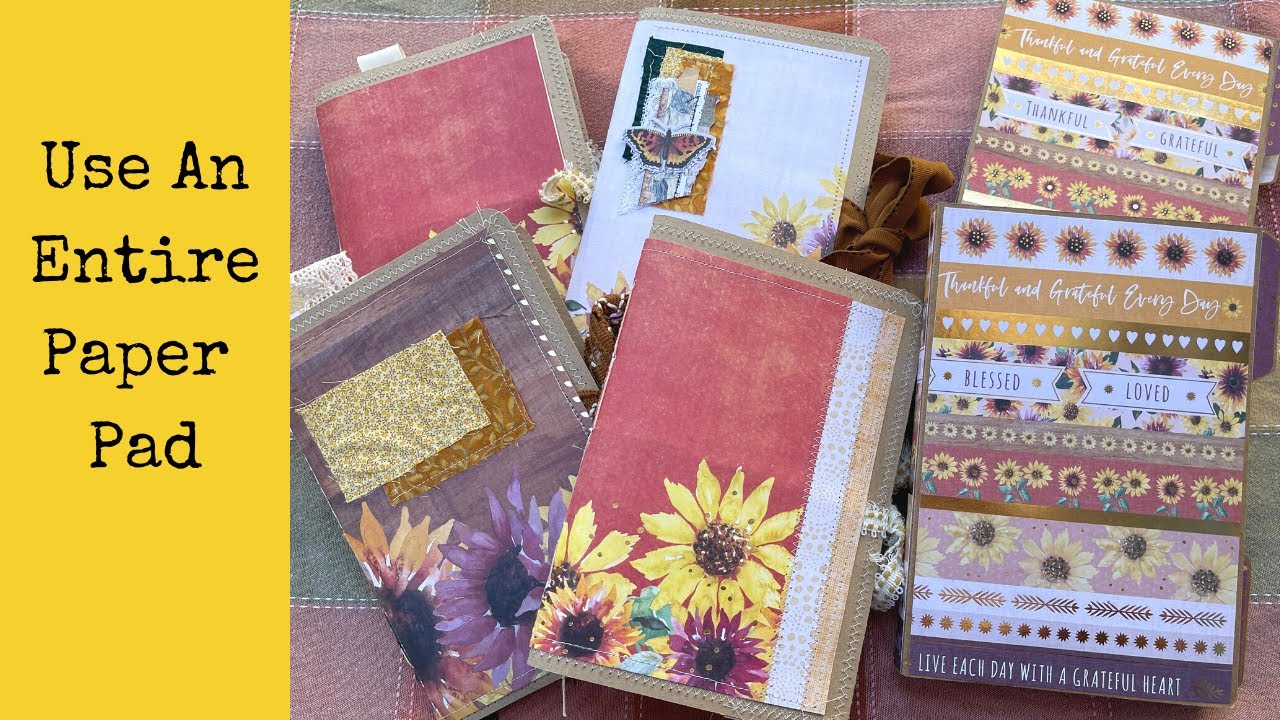 Decorate with me the Fall Paper Pad Journals - YouTube