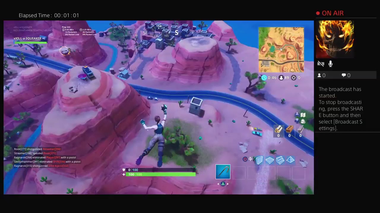 Fortnite on brazil region... - YouTube