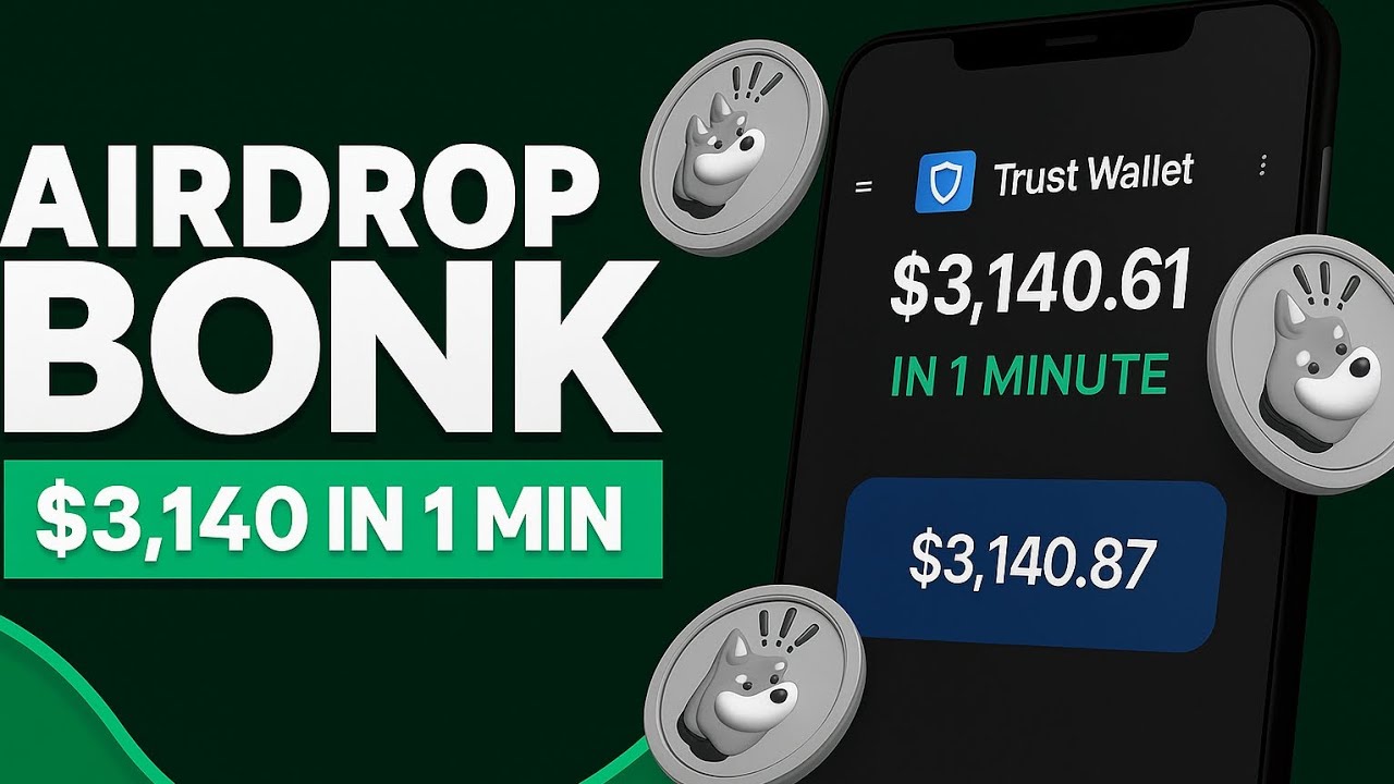 I Made $3,140 in 1 MINUTE from This BONK Airdrop! (No Joke 😱) - YouTube