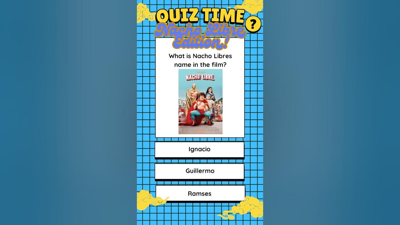 Quiz time! Nacho Libre edition! #movie #film #quiz #jackblack # ...