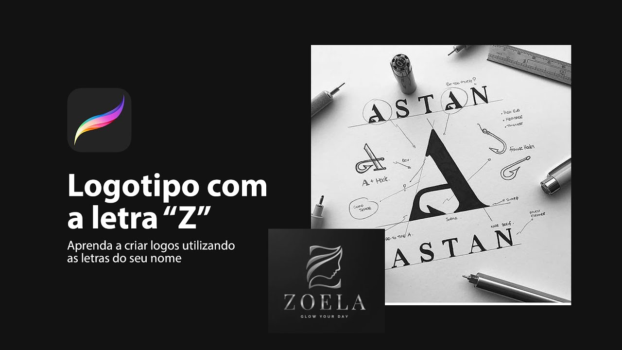 Como Criar um Logotipo Profissional Usando Apenas Letras – Simples e ...