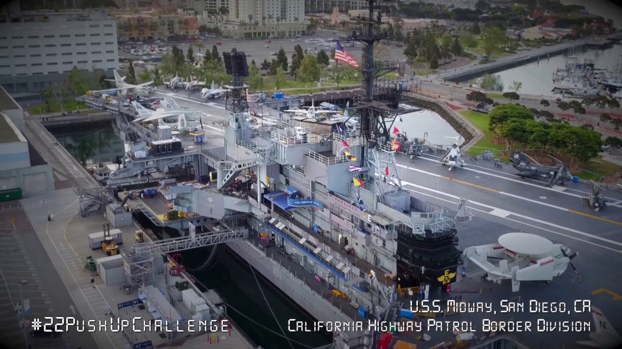 CHP Border Division #22PushUpChallenge - YouTube