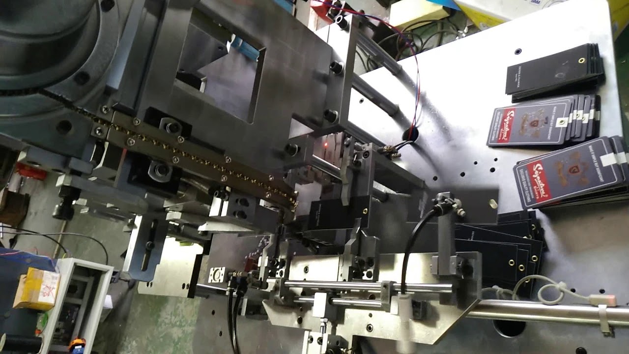Fully Automatic Eyeleting Machine Different Sizes Tags Label - YouTube