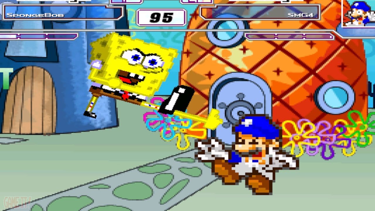 SPONGEBOB VERSUS SMG4 @BIKINI BOTTOM - YouTube