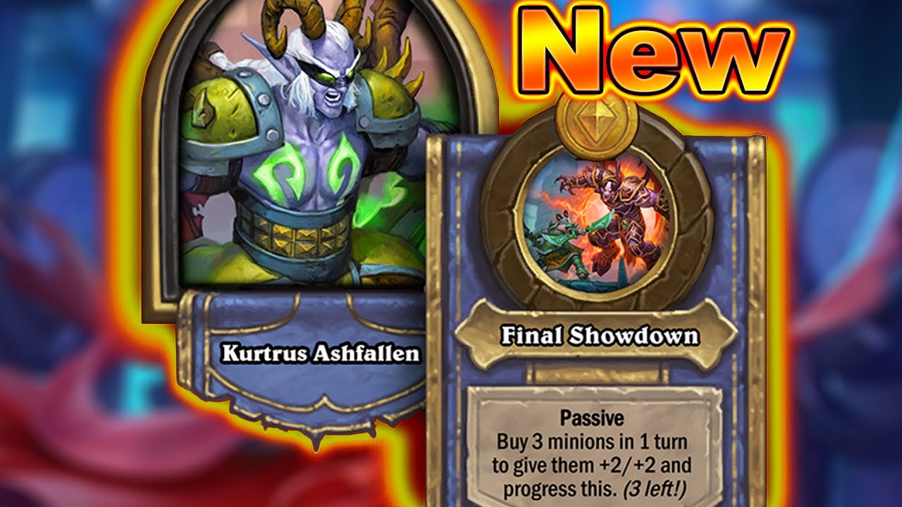 NEW BG HERO Kurtrus Ashfallen. | Christian Hearthstone Battlegrounds ...