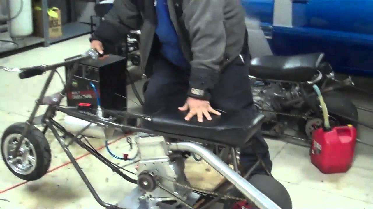 mini jr dragster bike (lil killer) - YouTube