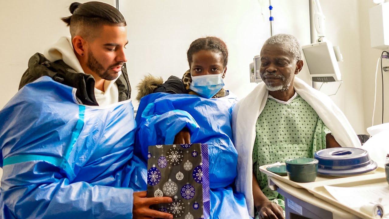 I FLEW TO ANOTHER COUNTRY TO SURPRISE MY DAD AT THE HOSPITAL - YouTube