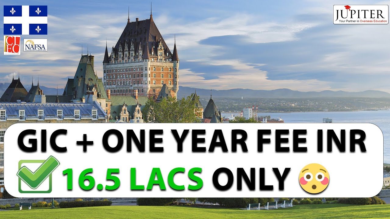 GIC + One Year Fee INR 16.5 Lacs only 🍁😳 - YouTube