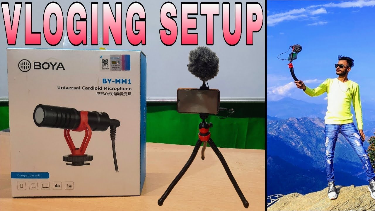 Finally मैने खरीदा BY MM1 mic और Tripod || Vlogging करने क लिए || Best ...