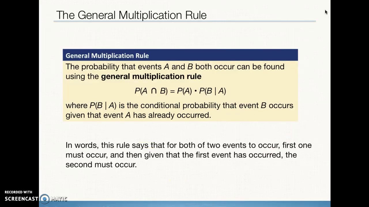 AP Stats TPS5e 05.3 Conditional Probability and Independence - YouTube