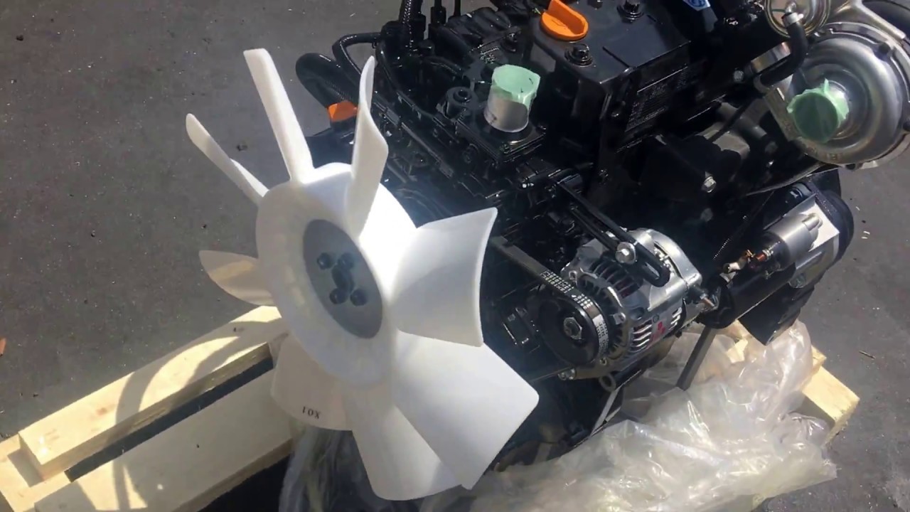 Yanmar 4TNV98T or Komatsu 4D98E, S4D98E New Engine for Sale - YouTube