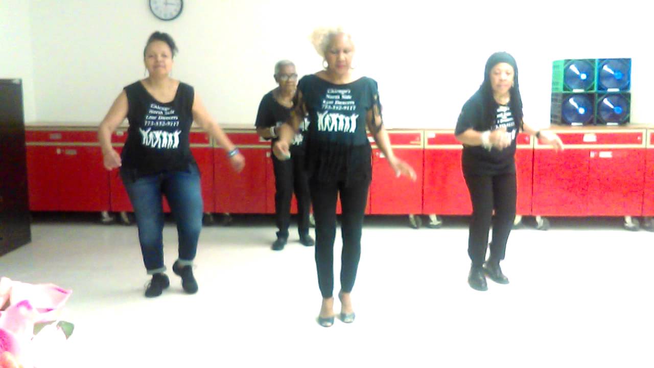 Old School Bop line dance - YouTube