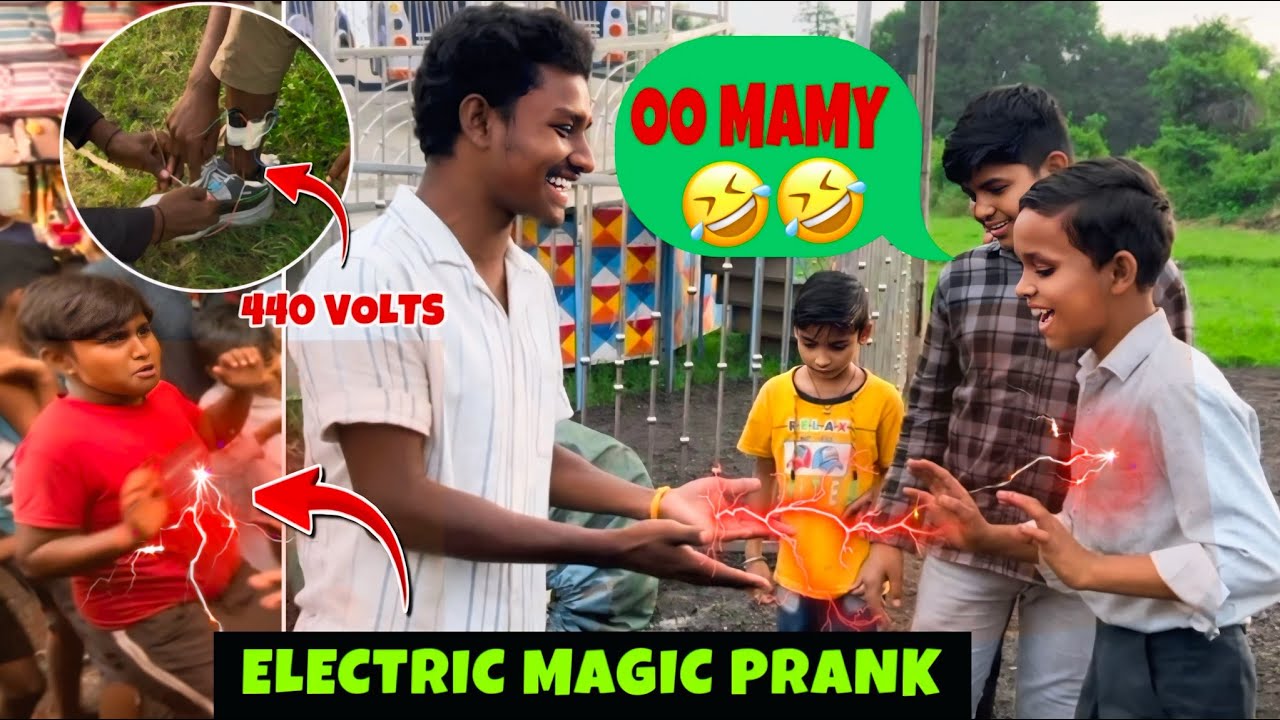 ELECTRIC MAGIC PRANK ON PUBLIC REACTION 440 VLOTS 😍 | Anit nt vlog ...