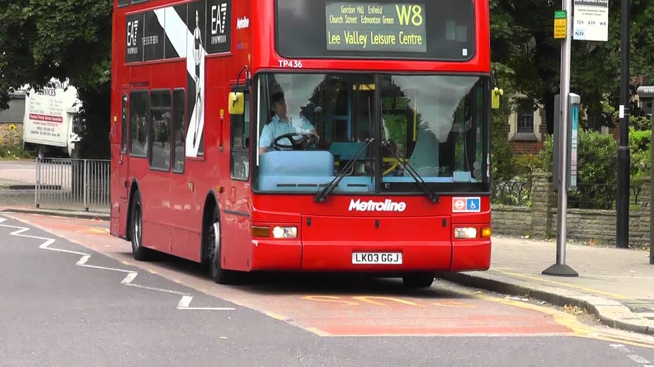 Metroline buses on route W8 in Enfield 1st Sept 2012 - YouTube