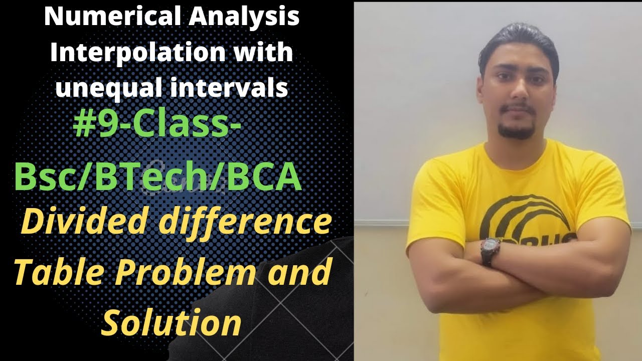 9 Divided Difference Table Formation Problem And Solution 2363
