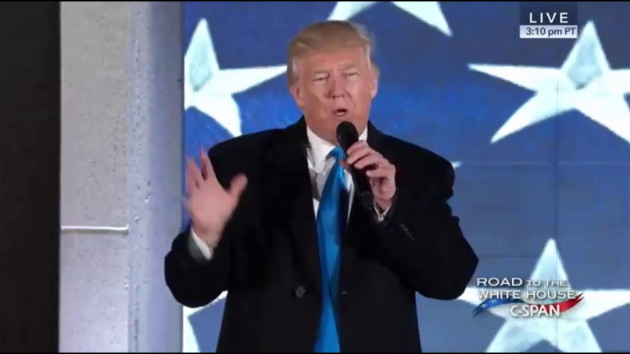 Donald Trump Pre Inauguration Concert FULL Speech 1/19/17 - YouTube