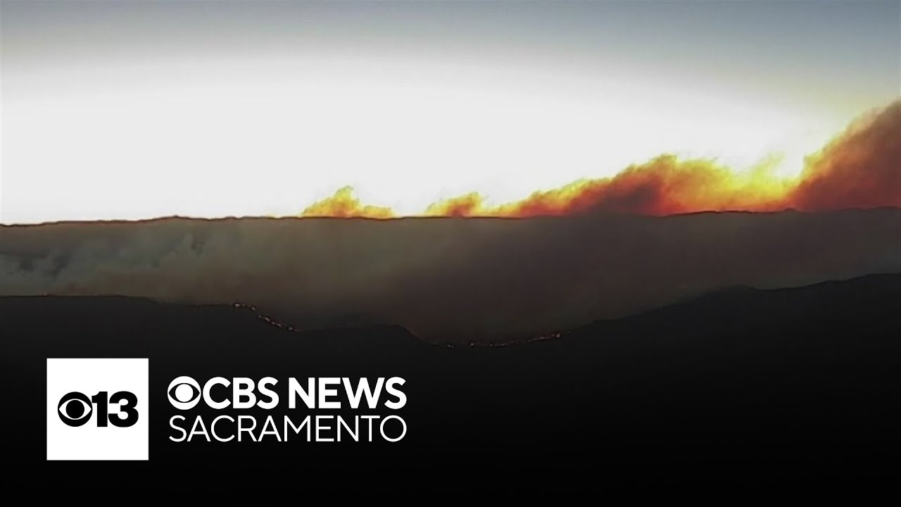 Bear Fire burns more than 1,100 acres in Sierra County - YouTube
