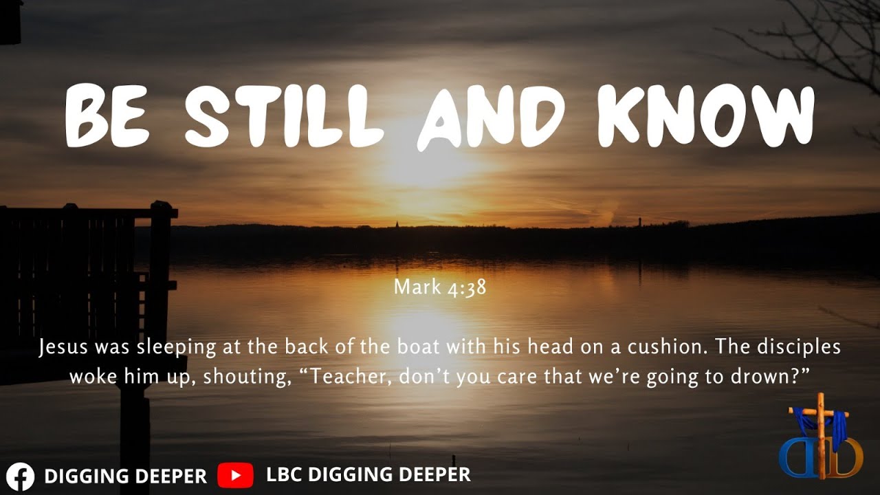 Dr. Sipho Zondi // Be still and know | Mark 4:38 - YouTube