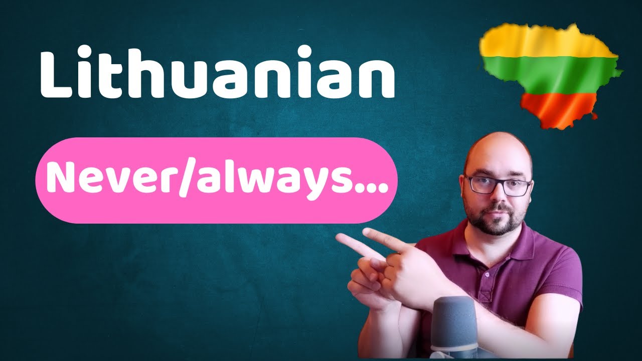 Lithuanian lessons for beginners - Adverbs of frequency - YouTube