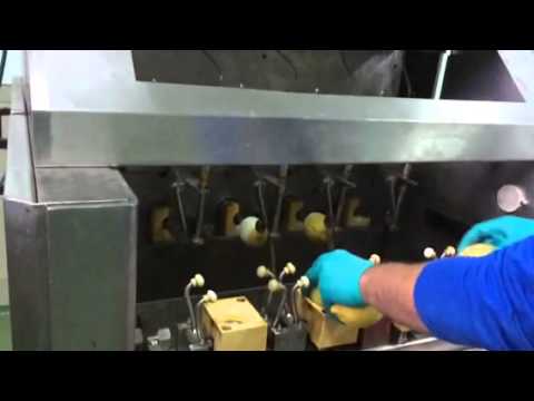 Lemon Peeling Machine on Capri, Italy in Slo-Motion - YouTube