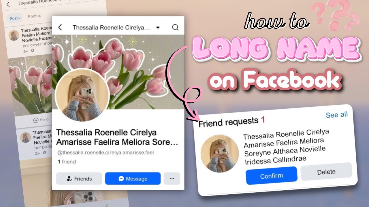How to change to LONG NAME on Facebook Profile 2025 - YouTube