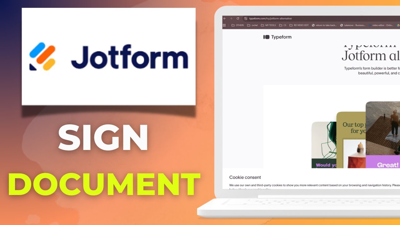 How to Sign a Jotform Document - YouTube