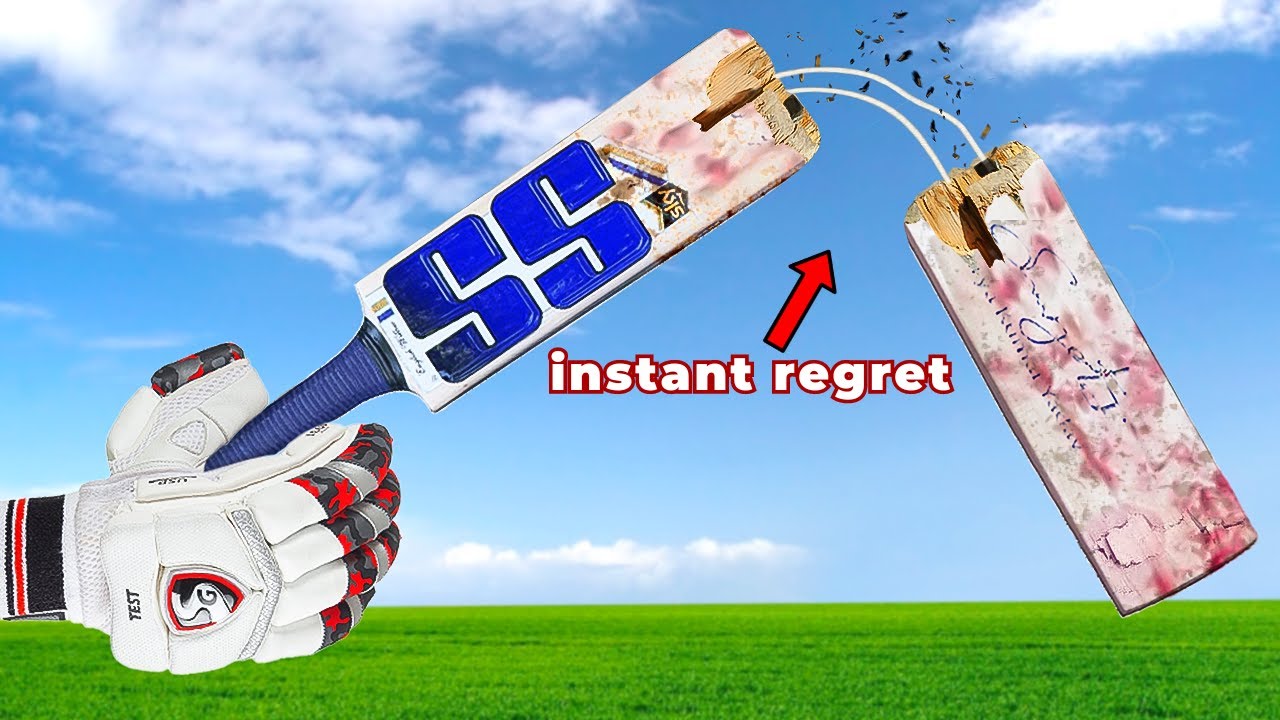 Batting with new bat without knocking!! - YouTube