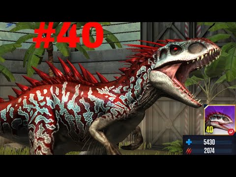 MAX LEVEL INDOMINUS REX! | Jurassic World the Game | Episode 40 - YouTube