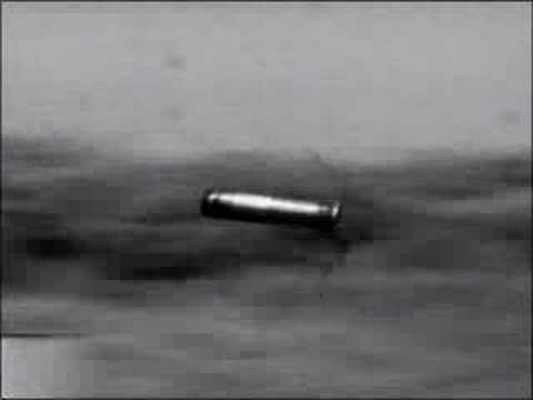 Ballistic Shell Fired In Slow Motion - YouTube