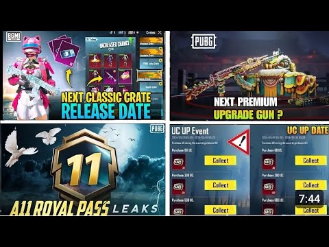 A11 Royal Pass Leaks _ Next Premium Crate Upgrade Gun _Next Uc Bonus ...