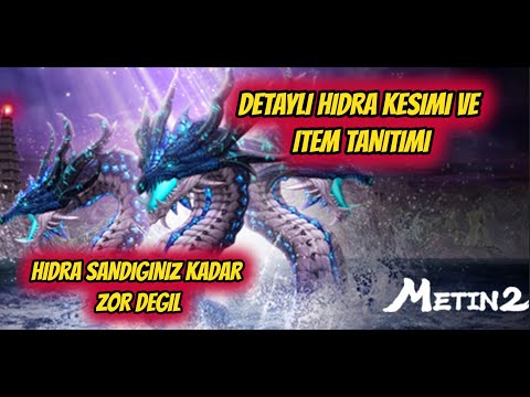 DETAYLI HİDRA KESİMİ VE İTEM TANITIMI !! HİDRA KESMEK HİÇ BU KADAR KOLAY OLMADI !! METİN2TR #MARMARA