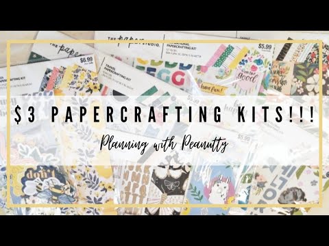 AMAZING $3 Papercrafting Kits! | Hobby Lobby | The Paper Studio ...