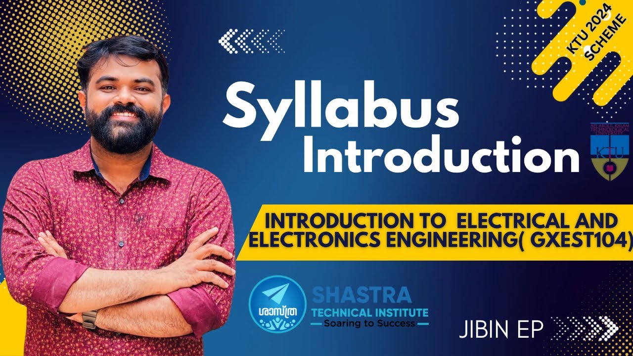 Syllabus Introduction | Introduction to Electrical and Electronics | GXEST104 | KTU 2024 Scheme ...