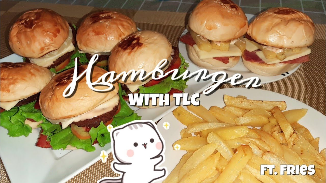 Homemade Hamburger with TLC | Burger feat. Fries | Team Frencillo - YouTube