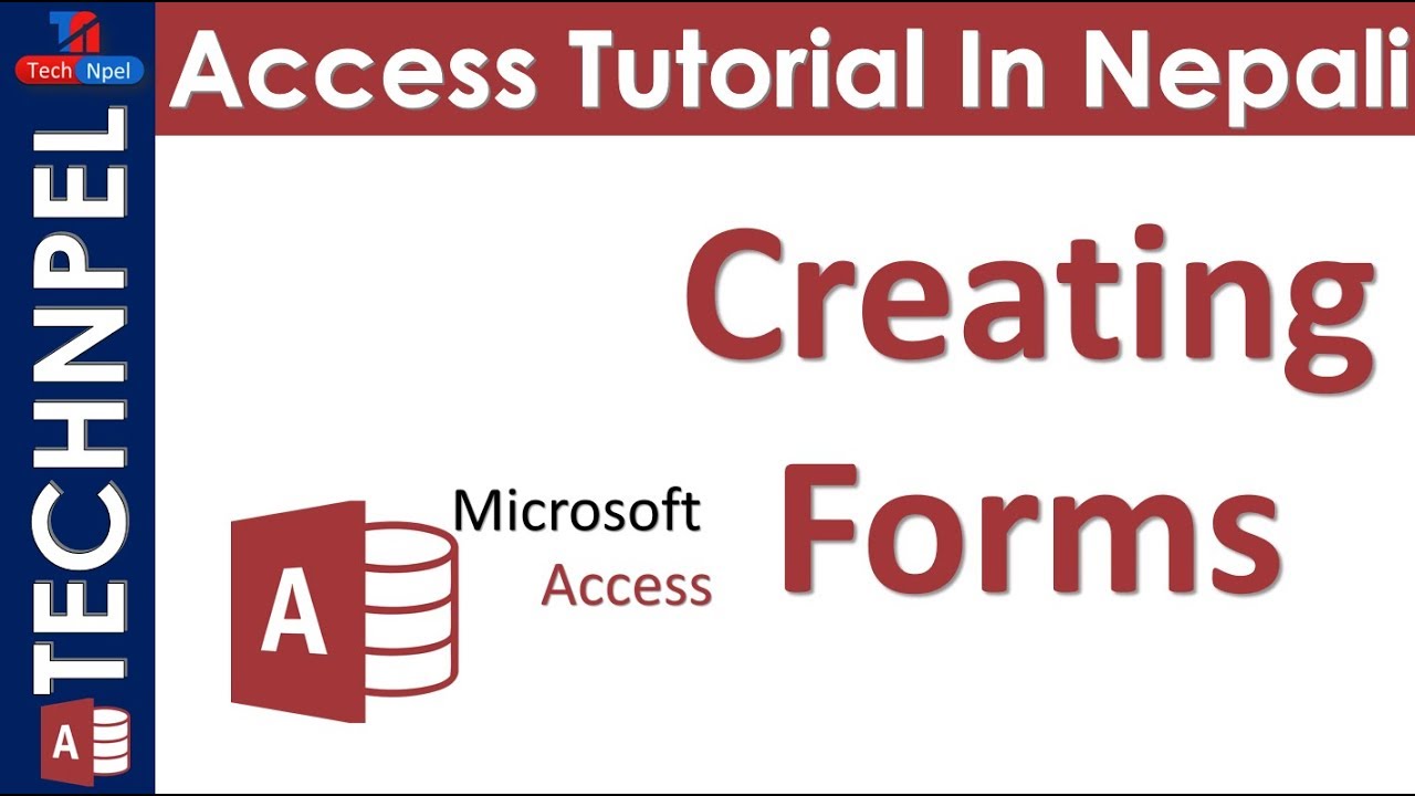 How To Create A Data Entry Form In MS Access Ms Access Tutorial In Nepali YouTube How To Create A Data Entry Form In MS Access Ms Access Tutorial In Nepali YouTube