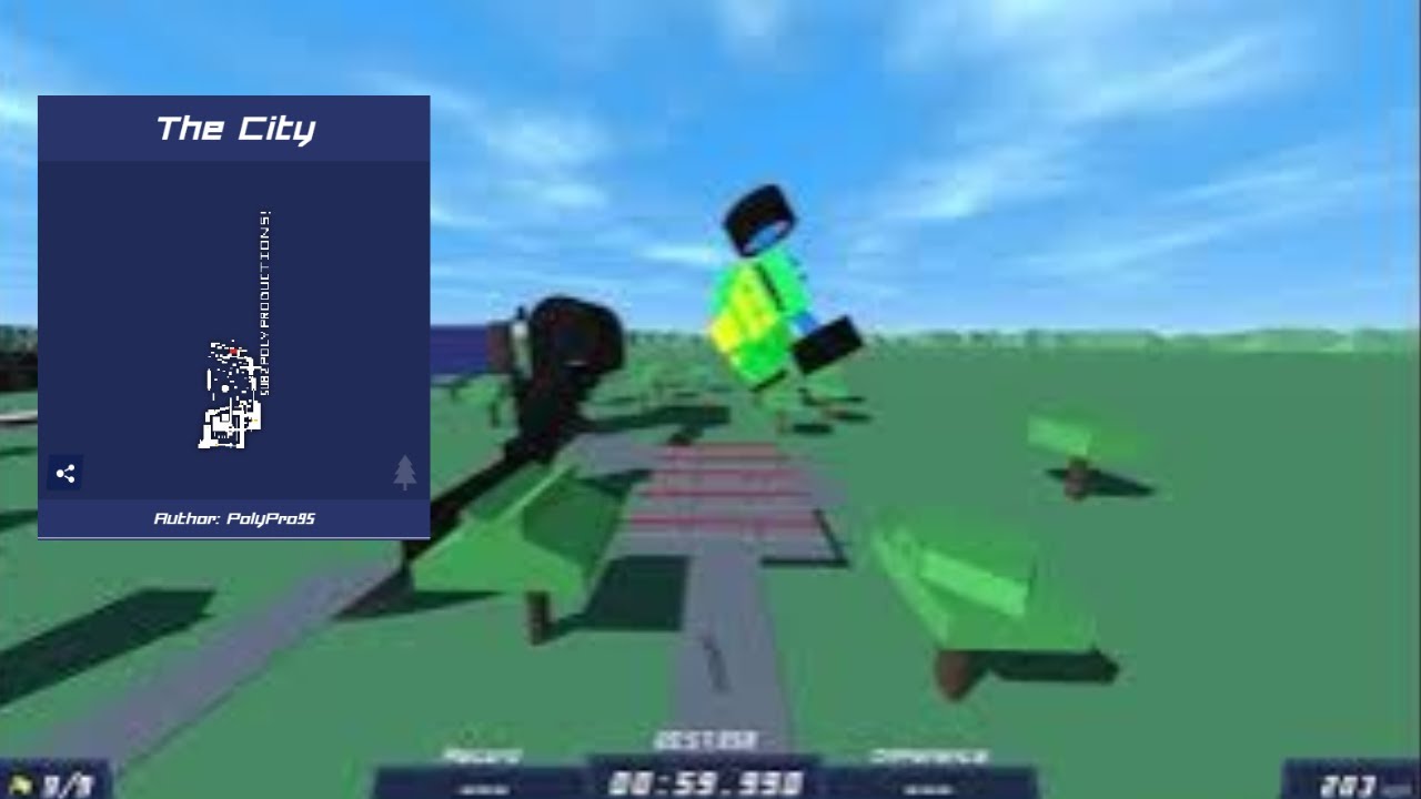 PolyTrack Sunday Showcase (Ep. 36) - "The City" CUSTOM MAP (CODE IN ...