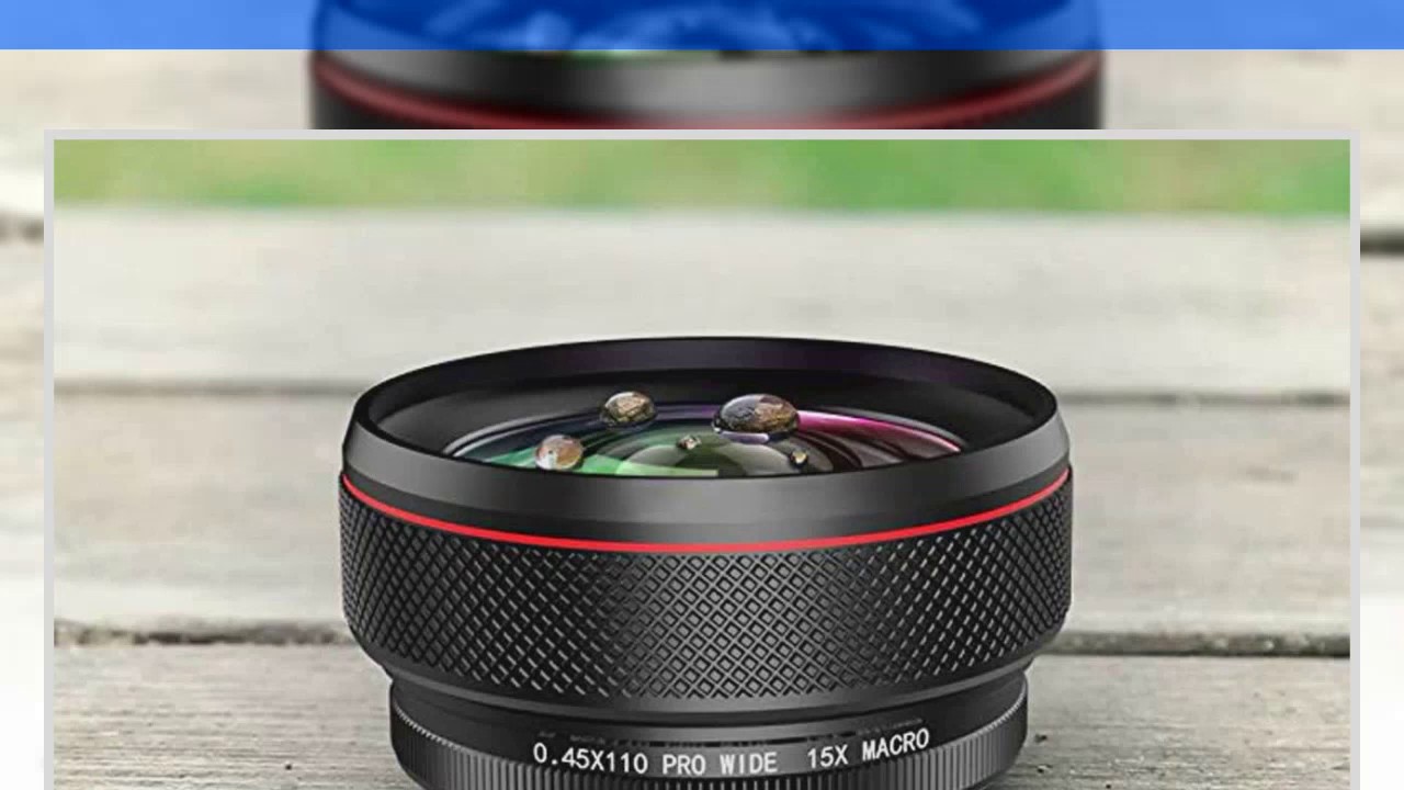 Phone Camera Lens Kit, LcueGuk 3 in 1 Cell Phone Camera Attachment with ...