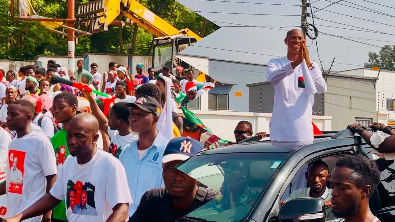 Madina Mp lawyer Sosu and his NDC people hit the streets of Madina to ...