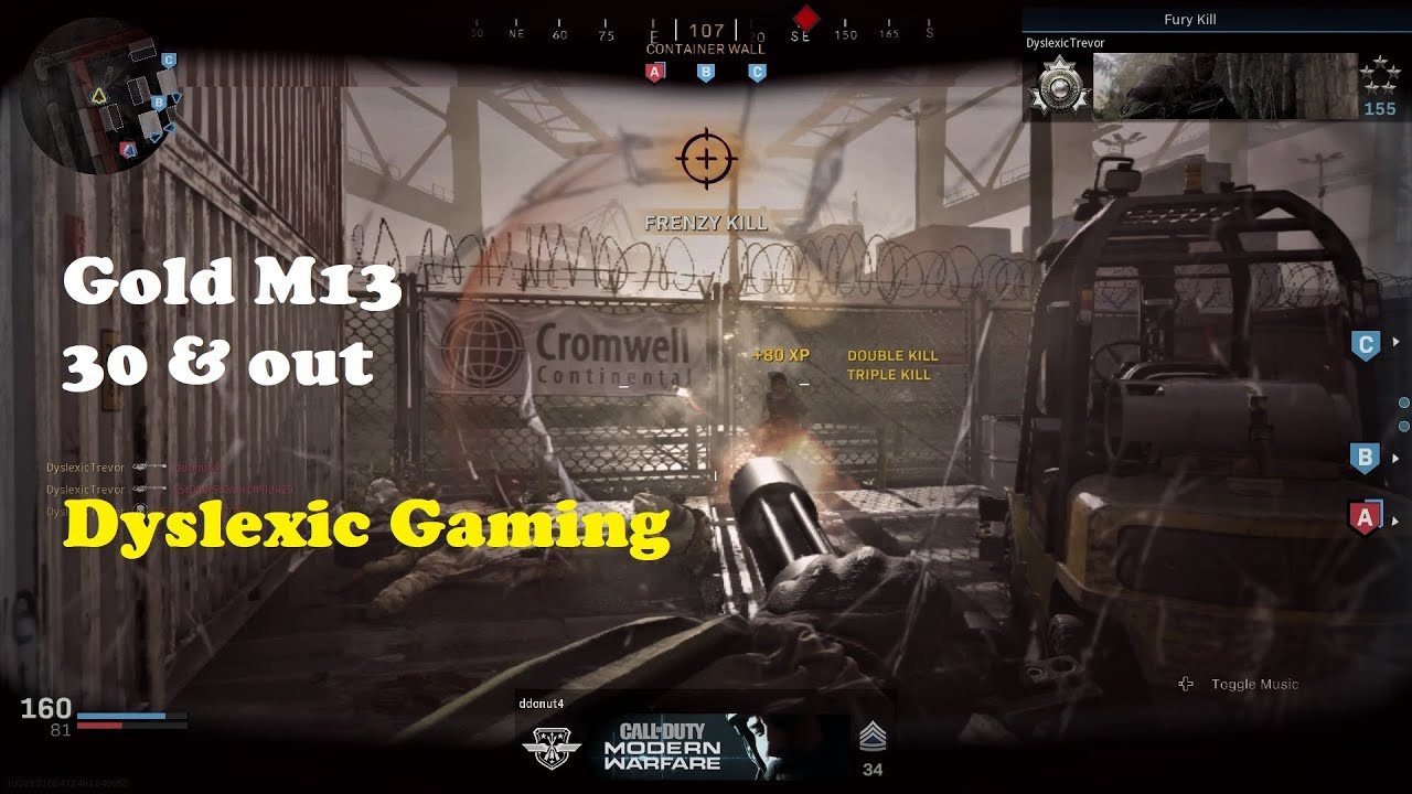 Gold M13 30 & out - YouTube
