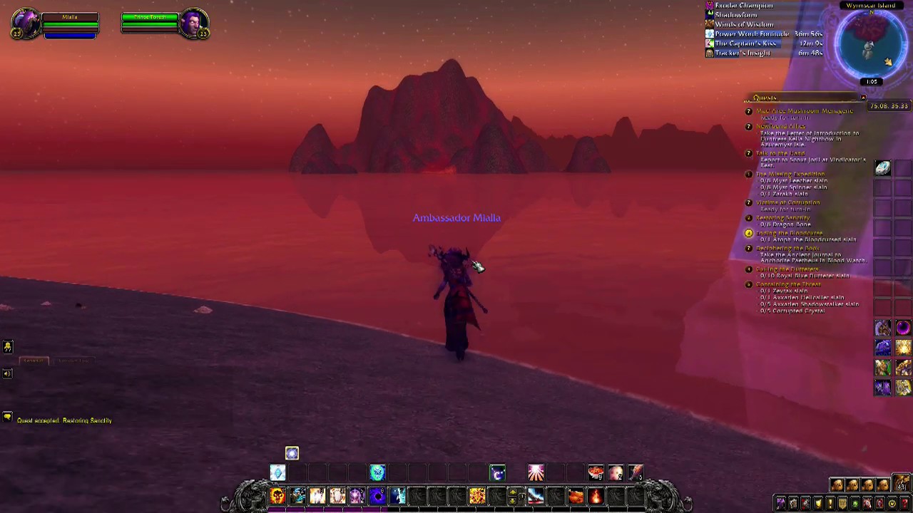 WOW: Starter Zones: Draenei Part 8 - YouTube