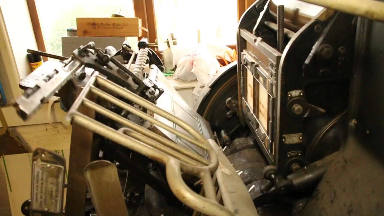 Heidelberg windmill platen press tour - YouTube
