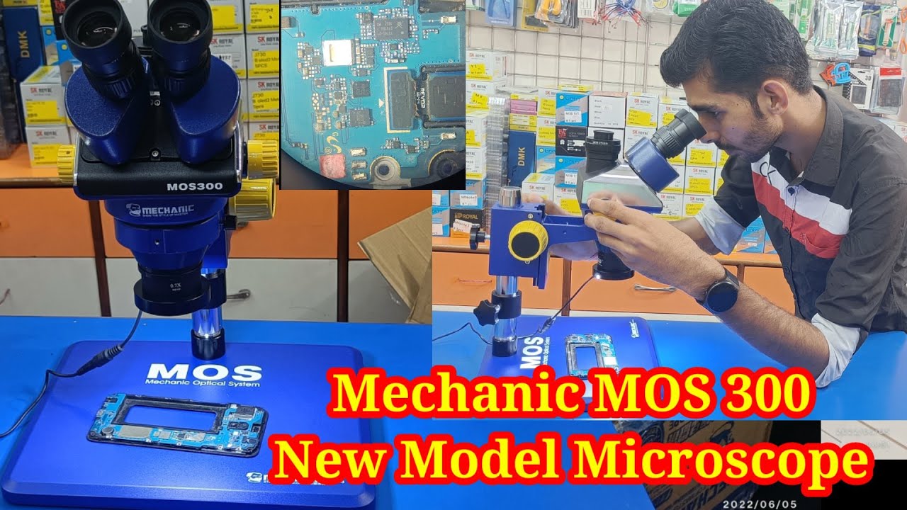 Mechanic MOS 300 New Model Microscope #telugu || #mkmobiletech # ...